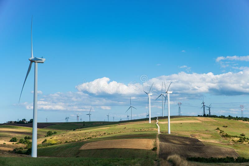 Wind Energy and the Environment Stock Image - Image of generator, power ...