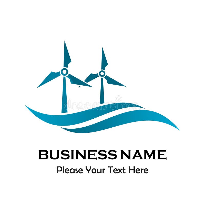 Wind energy logo stock vector. Illustration of alternative - 264135933