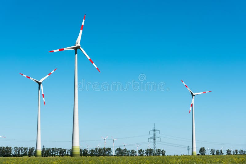 Wind Energy Plant in Germany Stock Image - Image of energy, generator ...