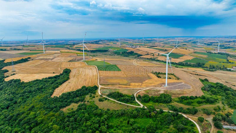 Wind Energy Plant stock image. Image of electricity - 361798391