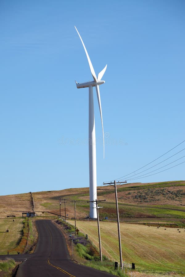 Wind energy technologies. stock image. Image of arid - 20127407