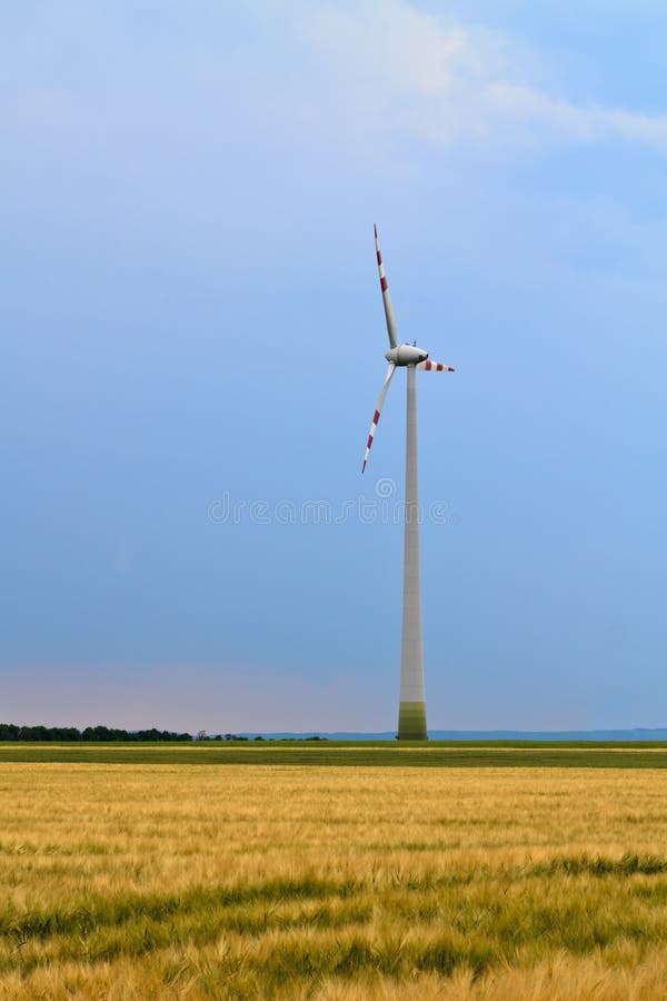 Wind engine stock image. Image of alternative, meadow - 25110835