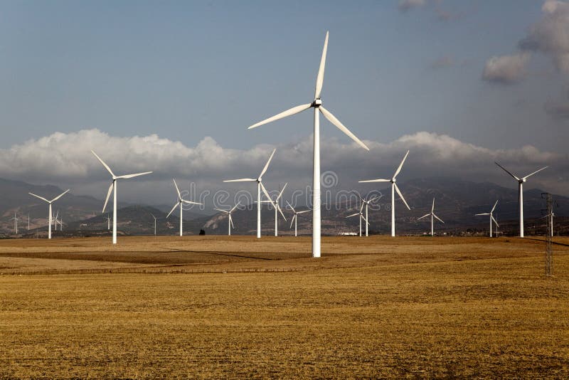 Wind farm stock photo. Image of units, environmental - 10896402