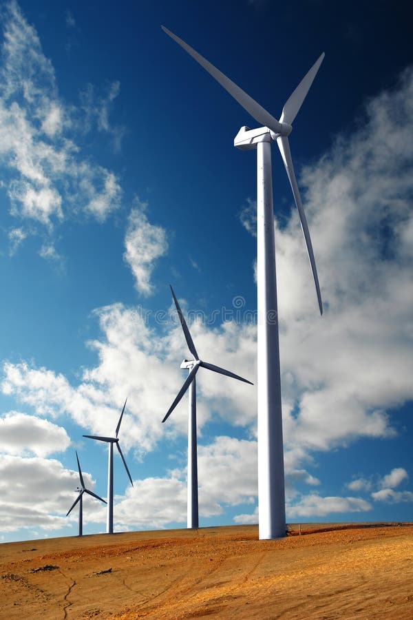 Wind Farm stock image. Image of force, electricity, warming - 2320607