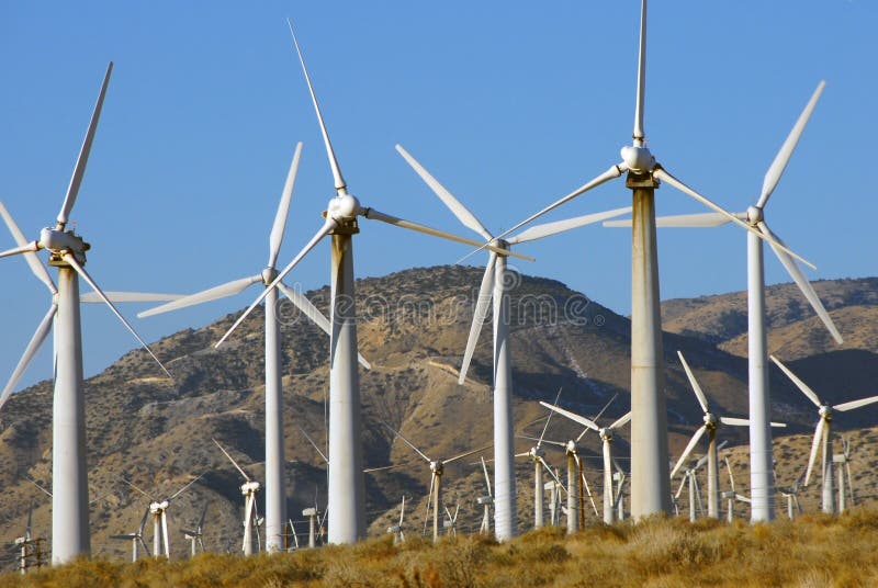 Wind farm stock image. Image of electricity, equipment - 26539535