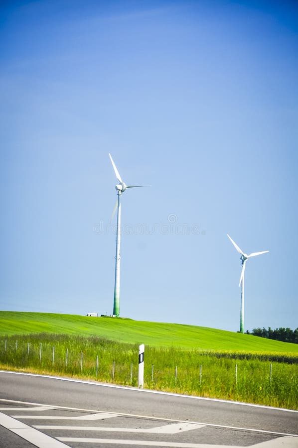 Wind farm stock image. Image of green, conservation, farm - 28348471