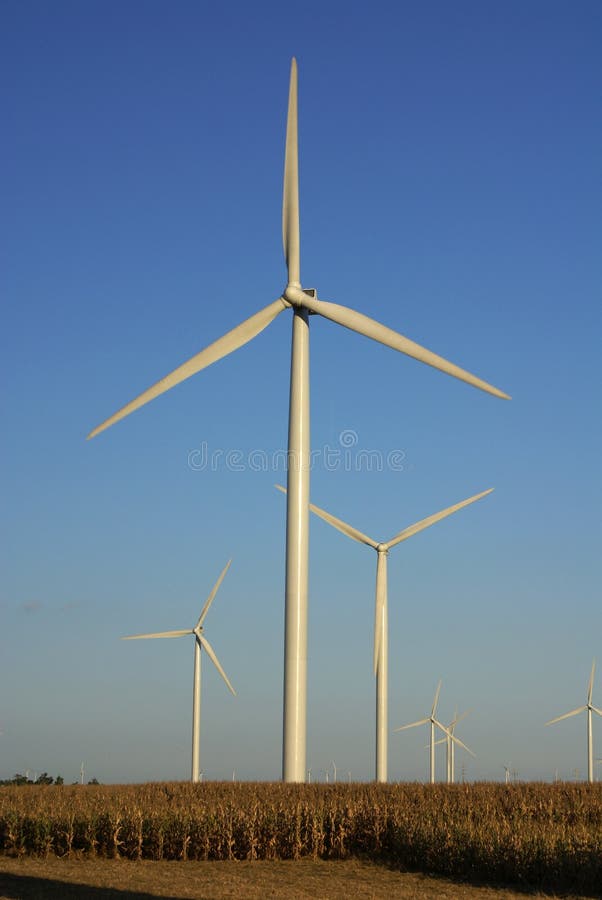 Wind Farm stock photo. Image of environment, propellers - 3258958