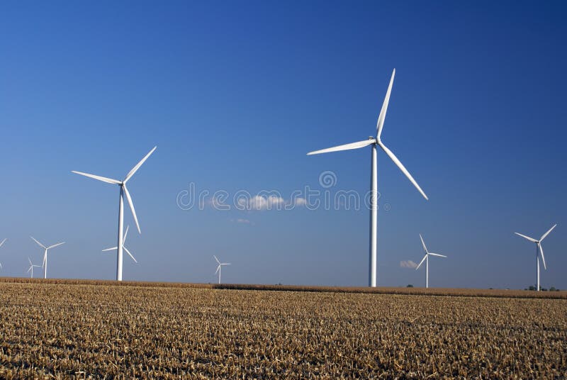 Wind Farm stock photo. Image of environment, propellers - 3258958