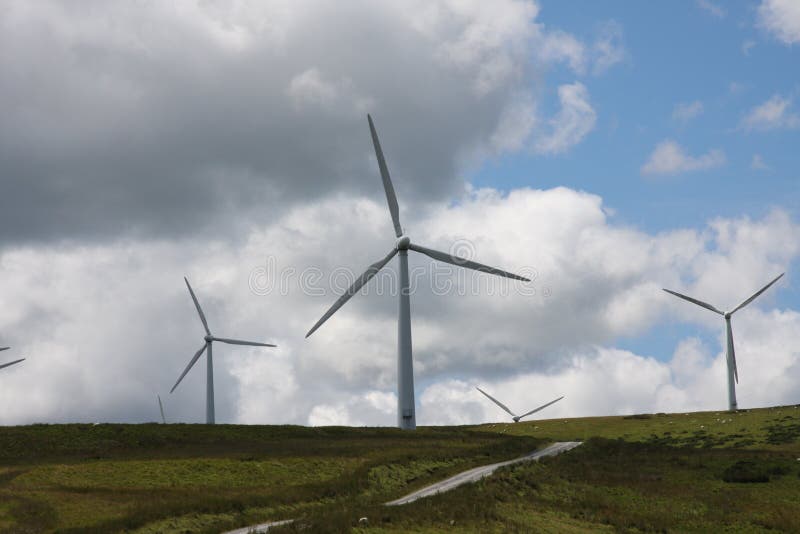 Wind farm stock image. Image of technology, wind, generator - 5743727