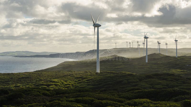 Wind Farm in Albany, Western Australia Stock Image - Image of albany ...
