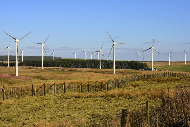 Wind Powered Generating Equipment Stock Image - Image of electricity ...