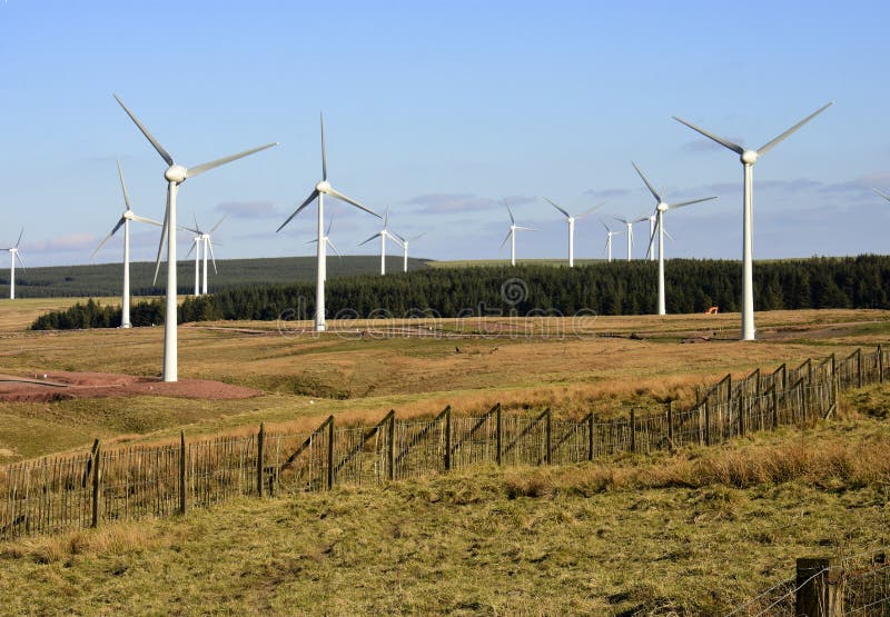 Wind Powered Generating Equipment Stock Image - Image of equipment ...