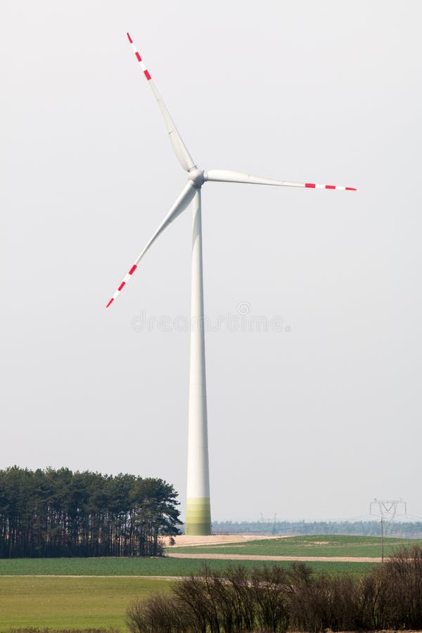Wind farm stock image. Image of turbine, field, renewable - 69525525