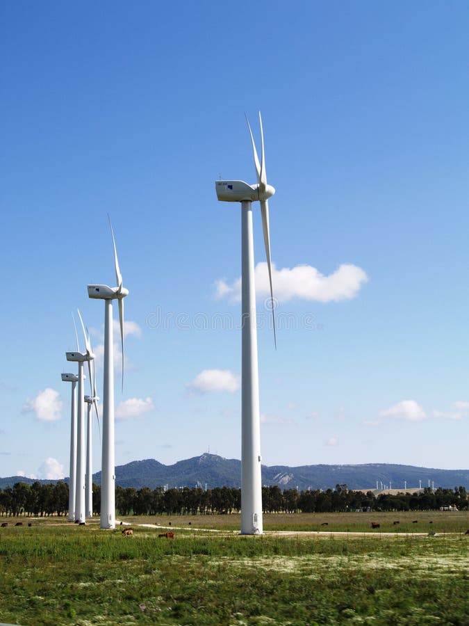 Wind Farm Landscape stock image. Image of nature, environmental - 5186819