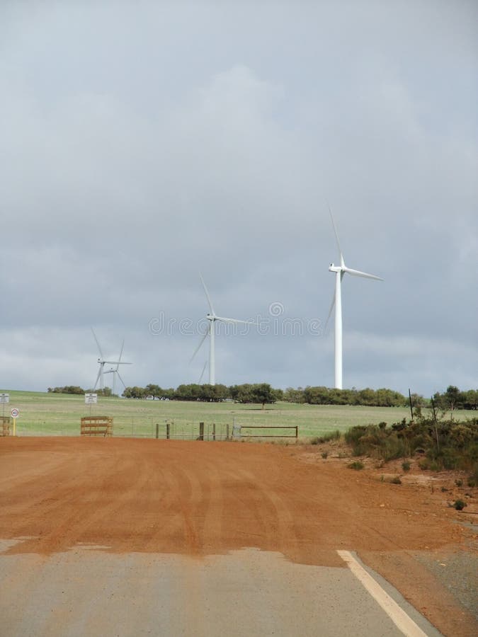 Wind Farm stock photo. Image of western, turbine, wind - 55051714
