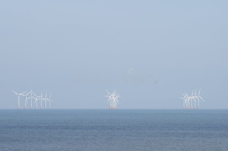 Wind Farm Off the Kent Coast Stock Image - Image of energy, farm: 189763361