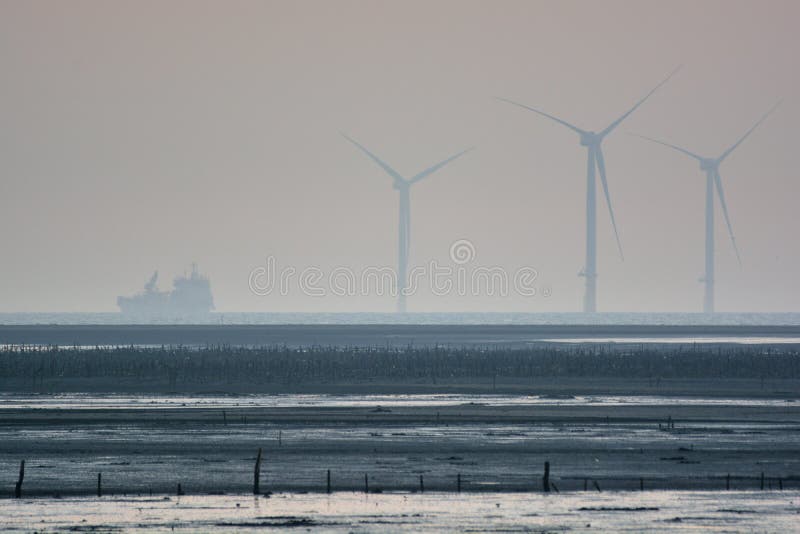 Wind Farm stock image. Image of wind, taiwan, independence - 161229697