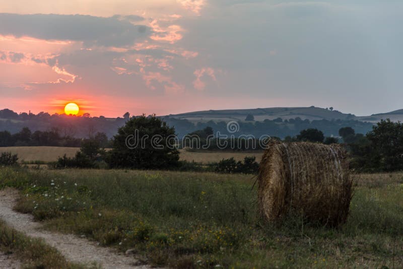 Wind Farm at Sunset in Italy Stock Photo - Image of waterfall, park ...