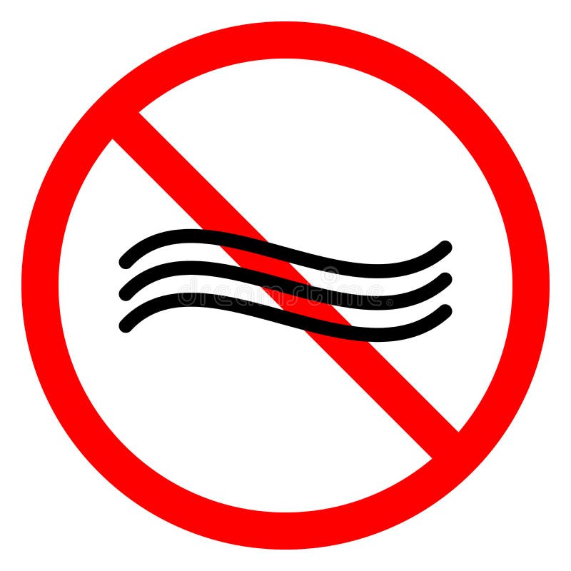 Wind are Forbidden. Stop Wind Icon. No Wind Icons Stock Vector ...