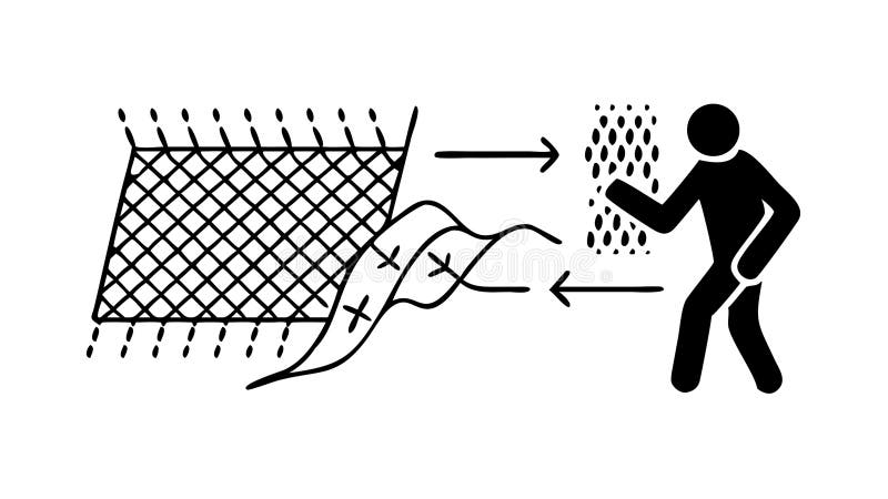 Wind Forces Affecting Human, Environmental Impact, Vector Design ...