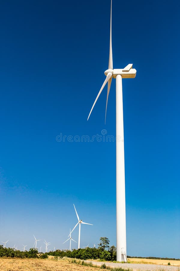 Wind generator base stock photo. Image of equipment - 161447900