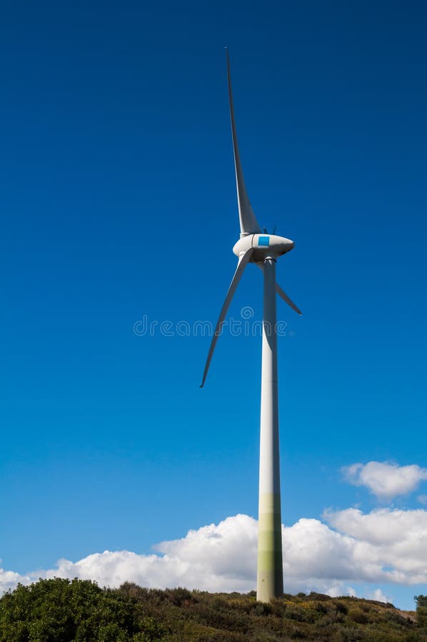 Wind Generator of Electricity Stock Photo - Image of windfarm, energy ...