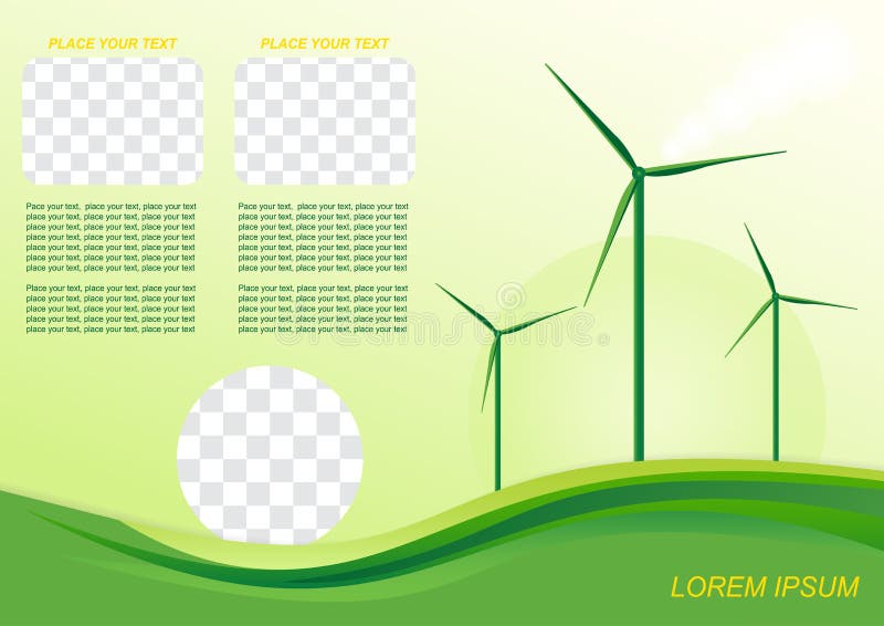 Wind Generator, Green Energy. Stock Vector - Illustration of ...