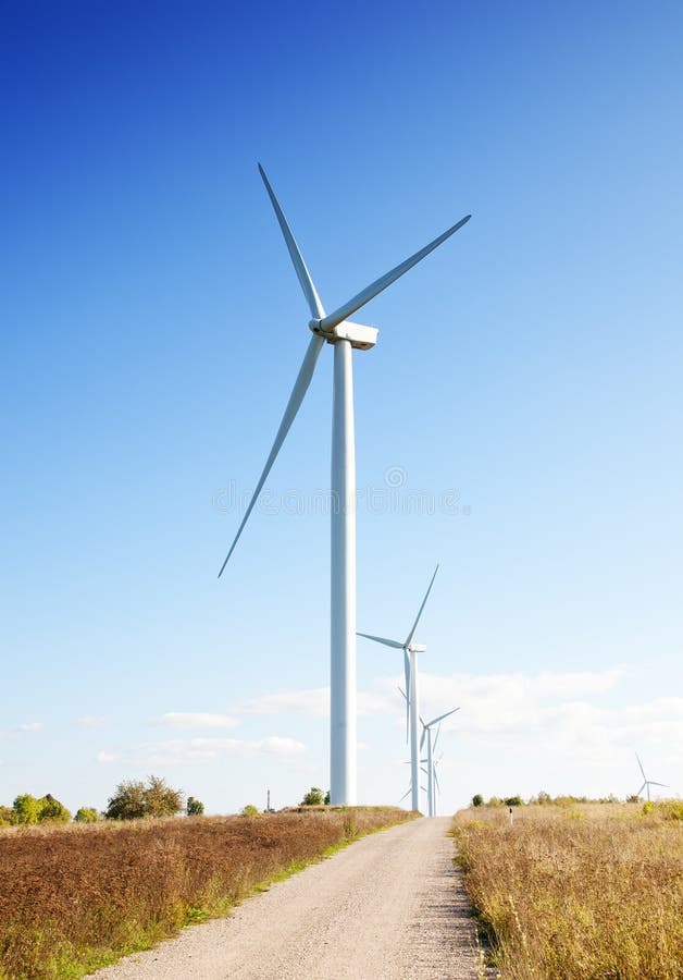 Wind generator stock photo. Image of industry, road, technopark - 47431938