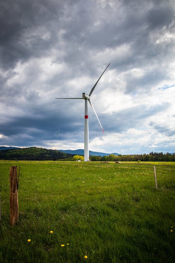 Wind Generator Turbine or Windmill or Wind Farm Stock Image - Image of ...