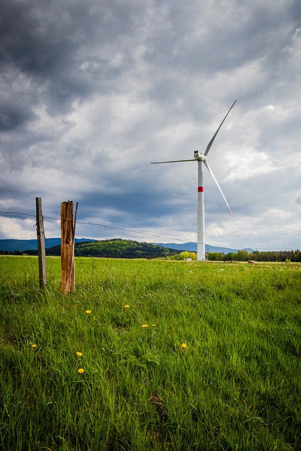 Wind Generator Turbine or Windmill or Wind Farm Stock Image - Image of ...