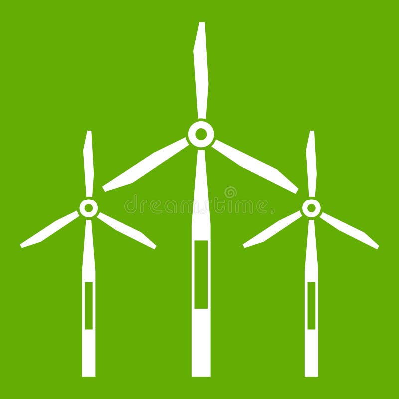 Wind Farm Turbines Icon Stock Illustrations – 619 Wind Farm Turbines ...