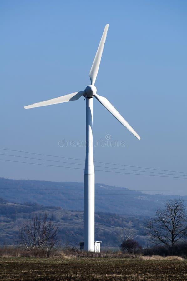 Wind generators stock image. Image of production, development - 22718219
