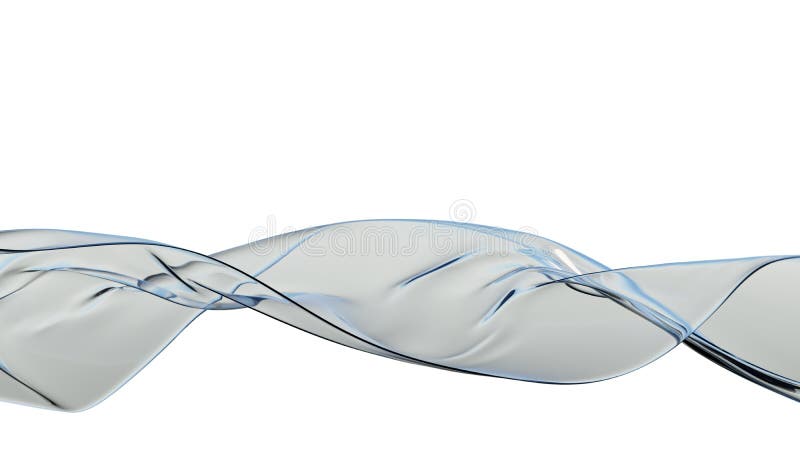 Wind Glass Ribbon. Abstract Wallpaper for Banner. Stock Image - Image ...