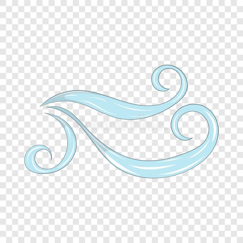Wind icon, cartoon style stock vector. Illustration of abstract - 147347481