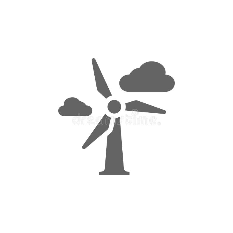 Wind Icon. Element of Weather Sign Icon Stock Illustration ...