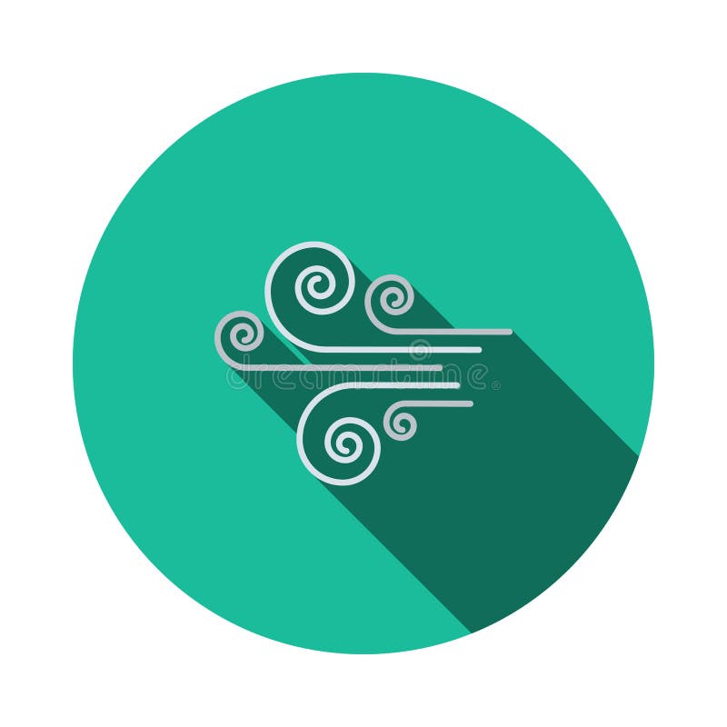 Wind Icon stock vector. Illustration of meteorology - 254018912