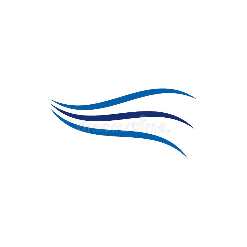 Wind Icon Flat Vector Template Design Trendy Stock Vector ...