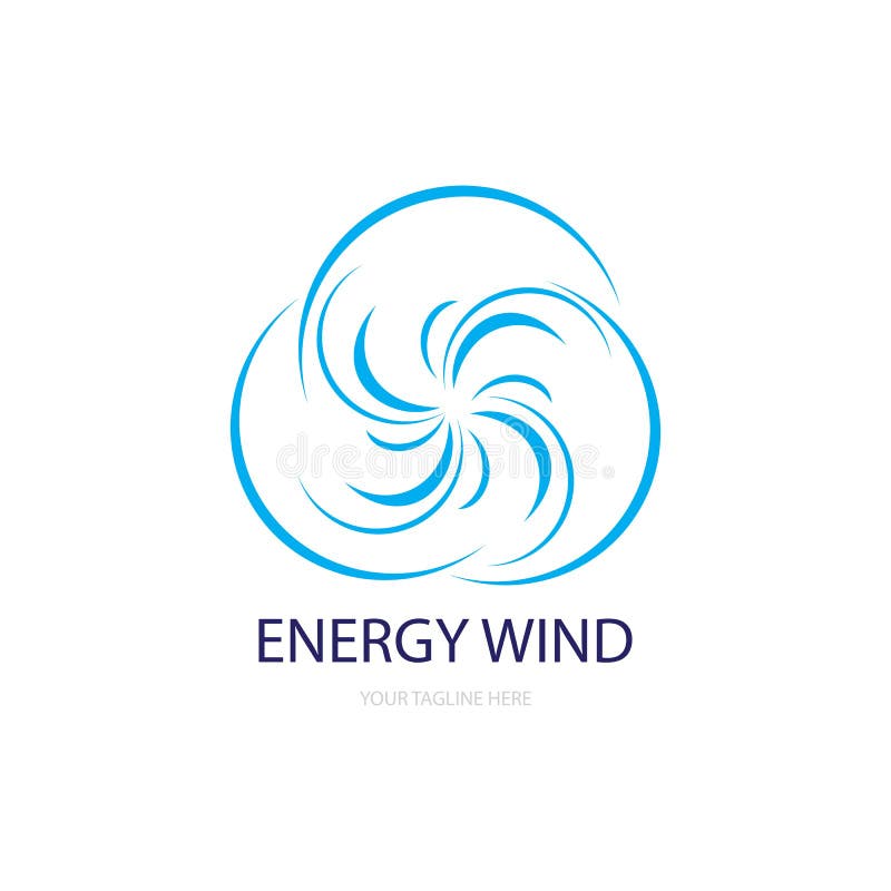 Wind Icon Logo Free Vector Design Stock Vector - Illustration of clean ...
