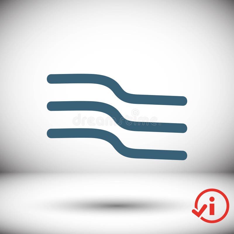 Wind Icon Stock Vector Illustration Flat Design Stock Vector ...