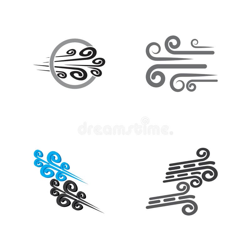 Wind Icon Vector Illustration Design Stock Vector - Illustration of ...