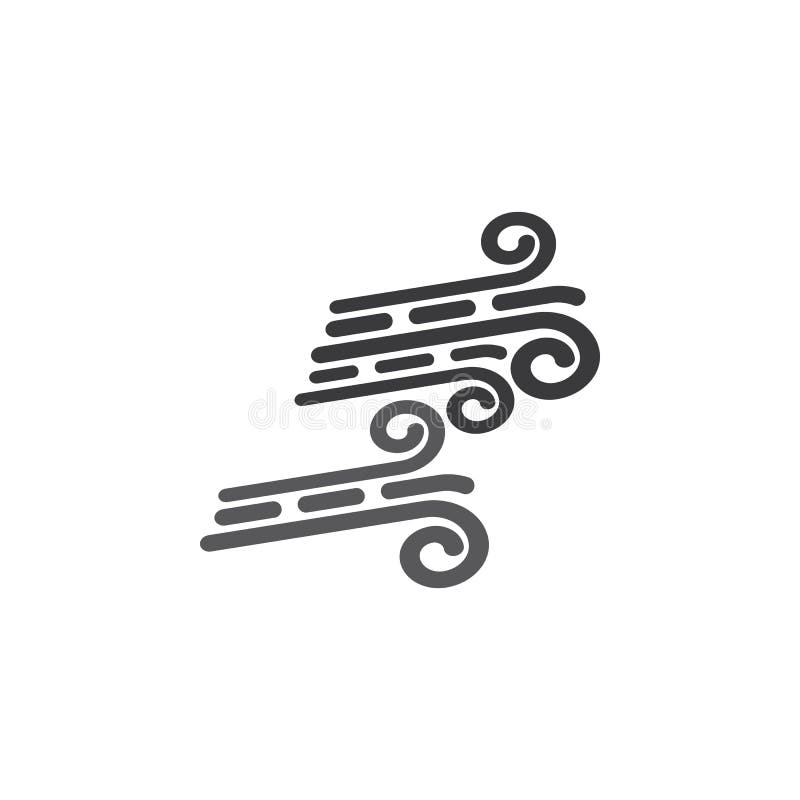 Wind Icon Vector Illustration Design Stock Vector - Illustration of ...