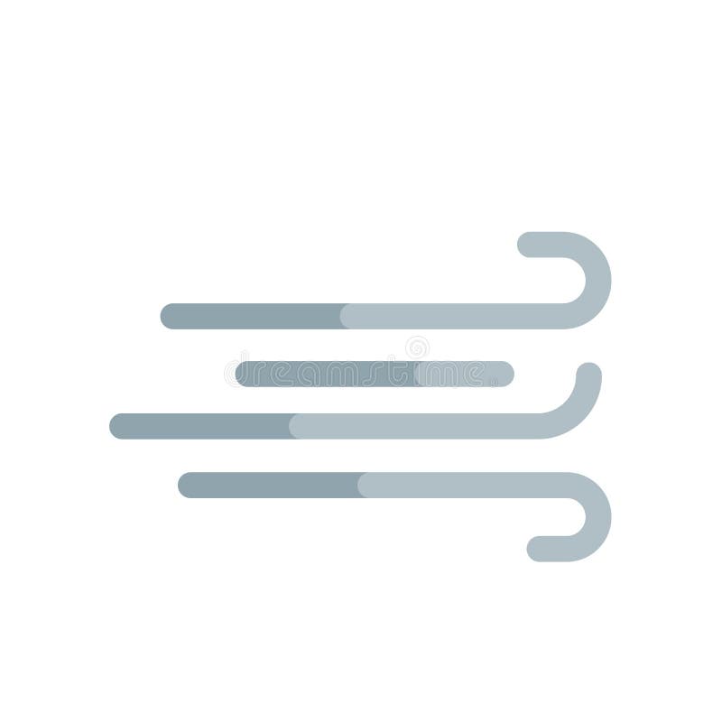 Windy Icon Vector Sign and Symbol Isolated on White Background Stock ...