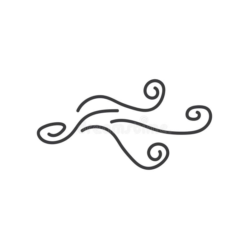 Wind Logo Vector Template Illustration Stock Illustration ...