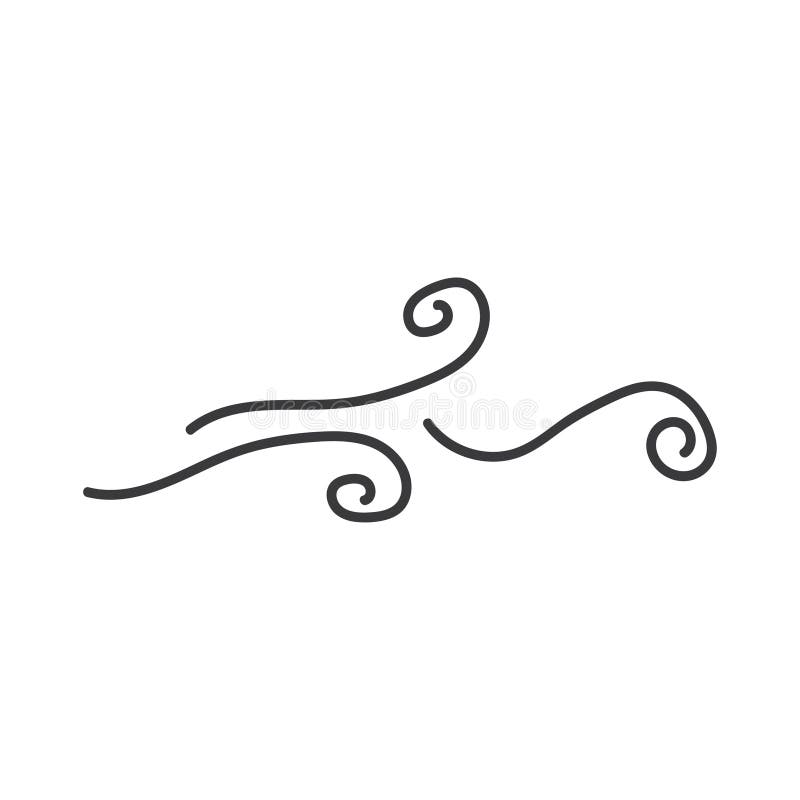 Wind Logo Vector Template Illustration Stock Illustration ...