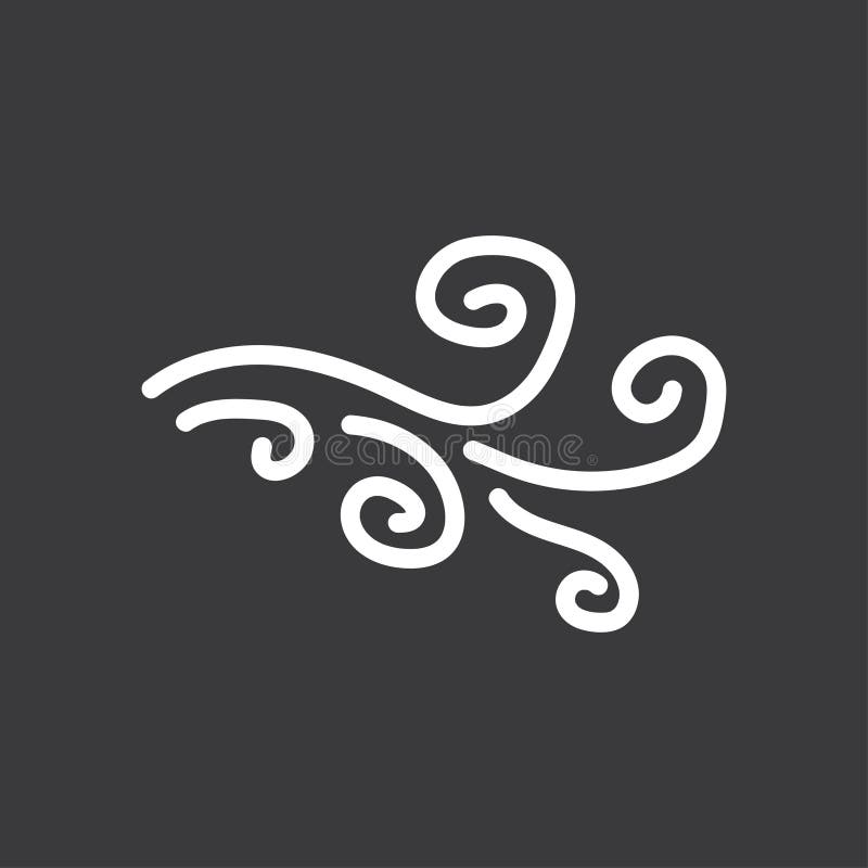 Wind Logo Vector Template Illustration Stock Illustration ...