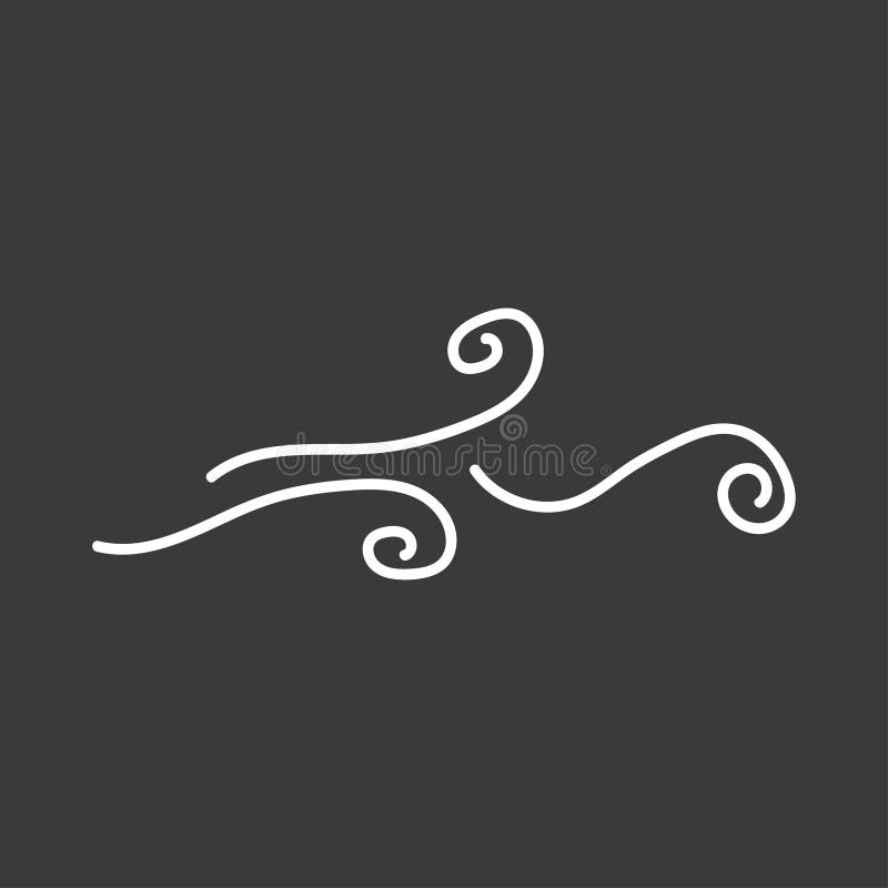 Wind Logo Vector Template Illustration Stock Illustration ...