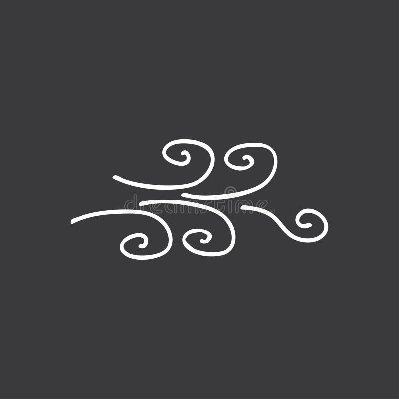 Wind Logo Vector Template Illustration Stock Illustration ...