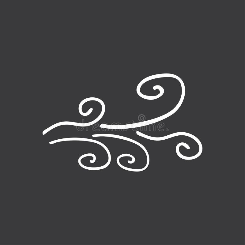 Wind Logo Vector Template Illustration Stock Illustration ...
