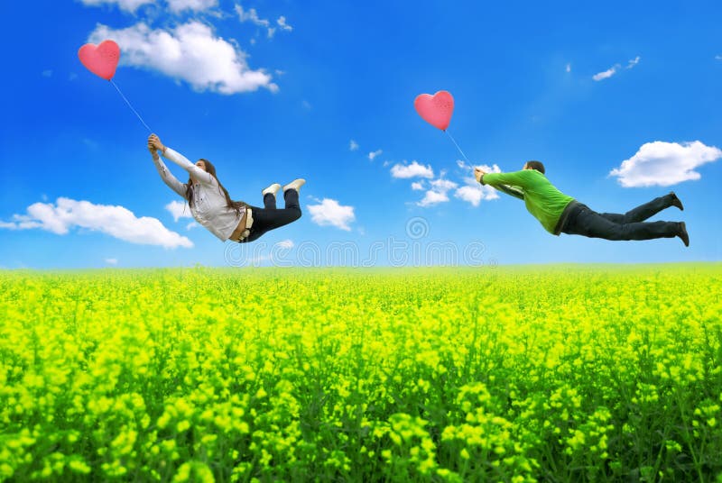Wind of Love stock photo. Image of heart, cheerful, people - 5145234
