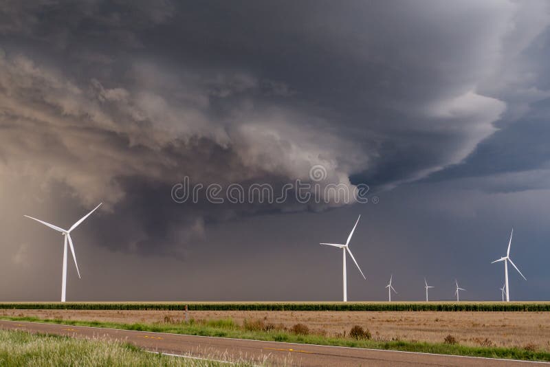 Wind Machines stock photo. Image of severe, storm, hail - 90736318
